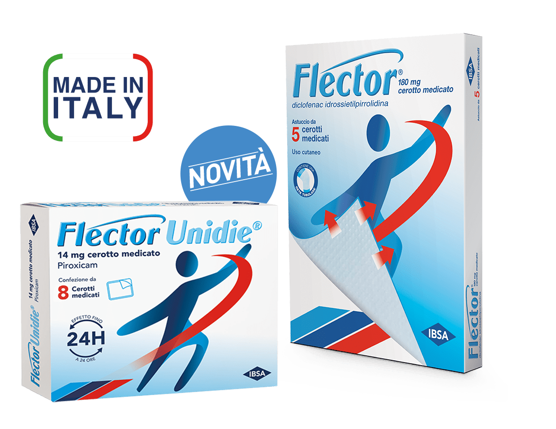 Gamma Flector per dolori muscolari, articolari e mal di schiena | Flector